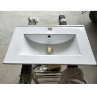 China Porcelain Vanity Top Bathroom Sink 60CM Ceramic Vessel Vanity Sink White for sale