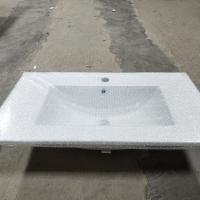 China Large American Standard Rectangular Drop In Vanity Sinks Bathroom 900mm for sale