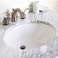 China 20 Inch American Standard Ovalyn Undermount Bathroom Sink In White for sale
