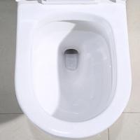 China 19 Inch Tall Elongated One Piece Floor Mounted Toilet 15 Inch for sale