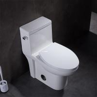 China Dual Flush Elongated One Piece Toilet With Soft Closing Seat 1.28gpf/4.8lpf for sale