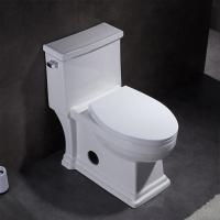 China Ceramic Ada One Piece Skirted Toilet Washroom Water Closet Compact Elongated for sale