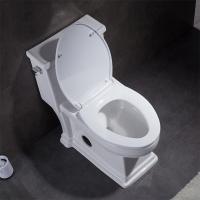 China Ceramic Ada One Piece Skirted Toilet Washroom Water Closet Compact Elongated for sale