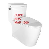 China Cupc S Trap One Piece Skirted Toilet Round Bowl Side Hole Siphon Flushing for sale