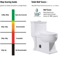 China Handicap American Standard Ada Elongated Toilet 1 Piece Water Conservation for sale
