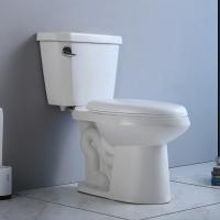 China Jacuzzi Two Piece Ada Toilet Single Flush Siphonic 1000G MAP for sale