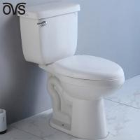 China Tall Ada 2 Piece Toilet Dual Flush Toilet Elongated Bowl Two Piece Closet for sale