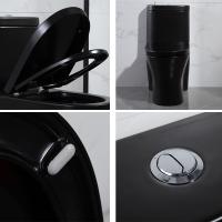China Ada Dual Flush One Piece Toilet With Side Flush 0.8/1.28 Gpf Hotel Wc 765MM for sale