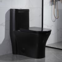 China Bidet Skirted Toilet American Standard Elongated Black Comfort Height for sale
