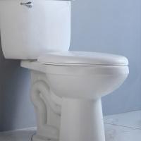 China CUPC White Black Two Piece Toilet 1.28 GPF Water Closet Tank for sale