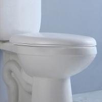 China CUPC White Black Two Piece Toilet 1.28 GPF Water Closet Tank for sale