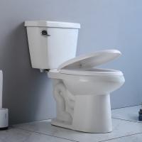 China Ceramic Two Piece Toilet Bowl Wc High White S Trap 300mm Bathroom Commode for sale