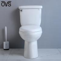 China Two Piece Western Toilet Bowl american standard comfort height round toilet for sale