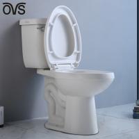 China Two Piece Western Toilet Bowl american standard comfort height round toilet for sale