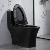 China Elongated Bowl Dual Flush One Piece Toilet With Round Bowl 1.28 GPF/4.8LPF for sale