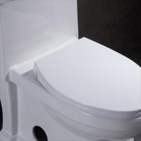 China Heritage American Standard One Piece Elongated Toilet Soft Closing Seat 29in for sale
