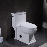 China Heritage American Standard One Piece Elongated Toilet Soft Closing Seat 29in for sale
