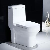 China Comfort Height CUPC Toilet One Piece Seat Full Skirted White Round Bowl for sale
