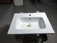 China 24 Inch Vanity Top Bathroom Sink North American Standard Deep 610X460X180mm for sale