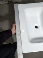 China 24 Inch Vanity Top Bathroom Sink North American Standard Deep 610X460X180mm for sale