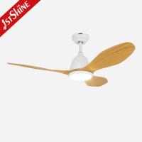 China Decorative Ceiling Fan With LED Light Living Room Quiet Dc Motor for sale