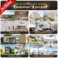 China 52 Inch Wood Ceiling Fan with 6 Speeds Choice Solid Wood Blades and Energy Efficient DC Motor for sale