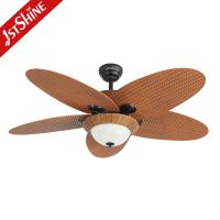 China Low Noise 5 Blades Energy Saving Ceiling Fan With Led Light Large Airflow for sale