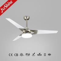 China Plywood Blade Modern LED Ceiling Fan 52 Inch AC Motor Home Using for sale