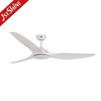 China Mulit Colors White Ceiling Fan With Remote Control Dc Motor 3 Plastic Blade Without Light for sale