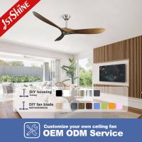 China ROHS OEM Commercial Warehouse Wood Ceiling Fans For Summer and Winter for sale