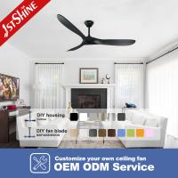 China DC 220v Inverter 35 Watt Solid Wood Ceiling Fan Without Noise for sale