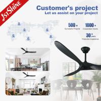 China DC 220v Inverter 35 Watt Solid Wood Ceiling Fan Without Noise for sale