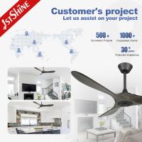China Decor Dc Solid Blade 52 Inches Ceiling Fan With Remote Control for sale