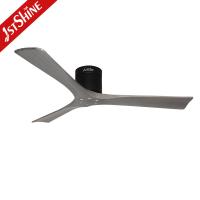 China Decorative 220V Energy Saving Ceiling Fan 3 Solid Wood Blades For Restaurant for sale