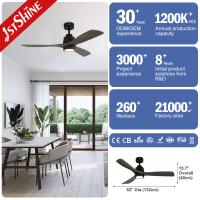 China Decorative Fancy Dc Motor Silent Remote Ceiling Fan Led Light CE SAA for sale