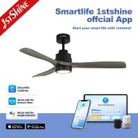 China Decorative Fancy Dc Motor Silent Remote Ceiling Fan Led Light CE SAA for sale