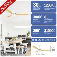 China OEM Dimmable LED Ceiling Fan Energy Saving 220V DC Copper Motor for sale