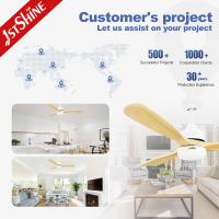 China OEM Dimmable LED Ceiling Fan Energy Saving 220V DC Copper Motor for sale