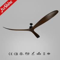 China 100 Inch Big Ceiling Fan With Remote Control 3 Solid Wood Blade DC Motor for sale