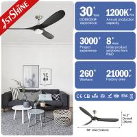 China 220v Modern Wood Ceiling Fan With Light Chandelier For Bedroom for sale
