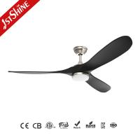 China 220v Modern Wood Ceiling Fan With Light Chandelier For Bedroom for sale