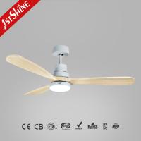 China Solid Wood Smart 230v Color Changing Ceiling Fan Remote Control DC Motor for sale