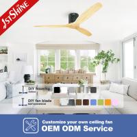 China Flush Mount Decorative Ceiling Fan With DC Motor Inverter 5 Speed for sale