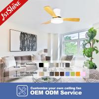 China Low Noise 48 Inch Color Changing Ceiling Fans With Lights And Remote Control for sale