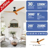 China Custom 6 Lever DC Decorative Ceiling Fan Energy Saving 220 Volt for sale