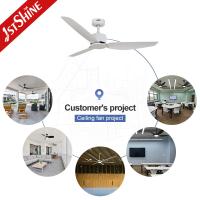 China DC Powered 52 Inch Ceiling Fan With 6 Speeds Choice Smart Remote Control Included for sale