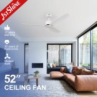 China DC Powered 52 Inch Ceiling Fan With 6 Speeds Choice Smart Remote Control Included for sale