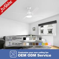 China 52 Inches LED Ceiling Fan With Light And Smart App Control For Cooling And Lighting for sale