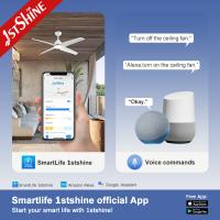 China Energy-Saving Dimmable LED Ceiling Fan with Remote Control for Cooling and Lighting for sale