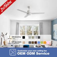 China Cooling and Lighting Solution Dimmable LED Ceiling Fan with Remote Control Lower Noise for sale